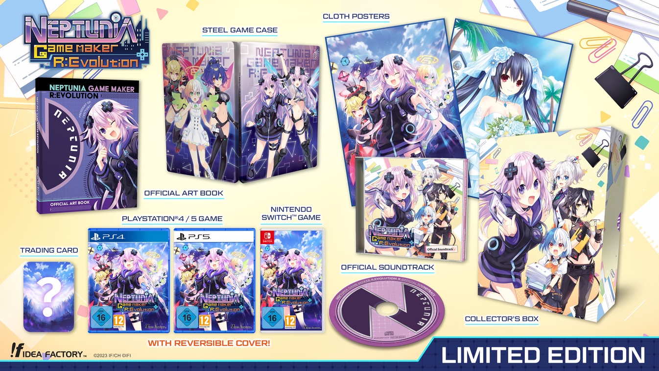 Neptunia Game Maker R:Evolution - Limited Edition - Nintendo Switch ...