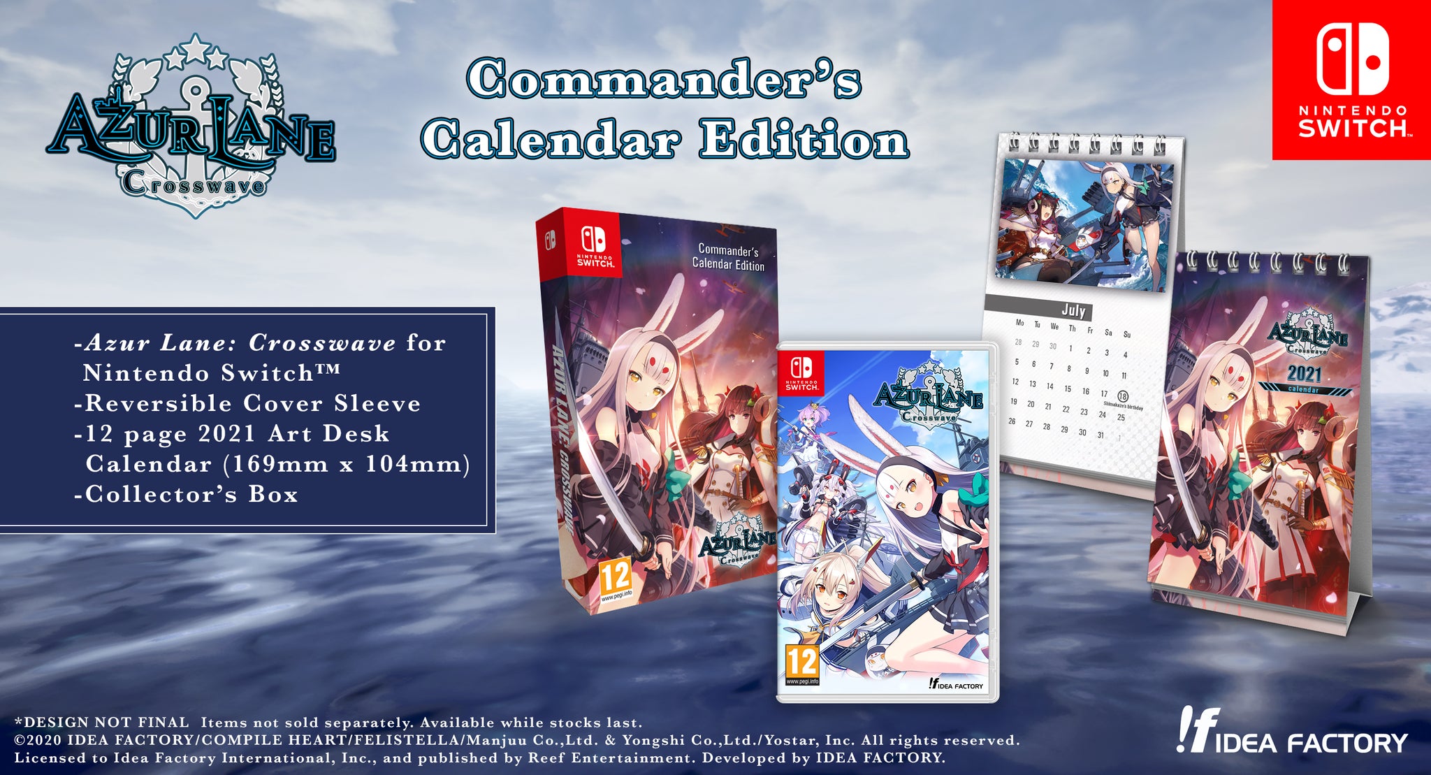 Azur Lane: Crosswave - Nintendo Switch™ - Commander's Calendar Edition ...